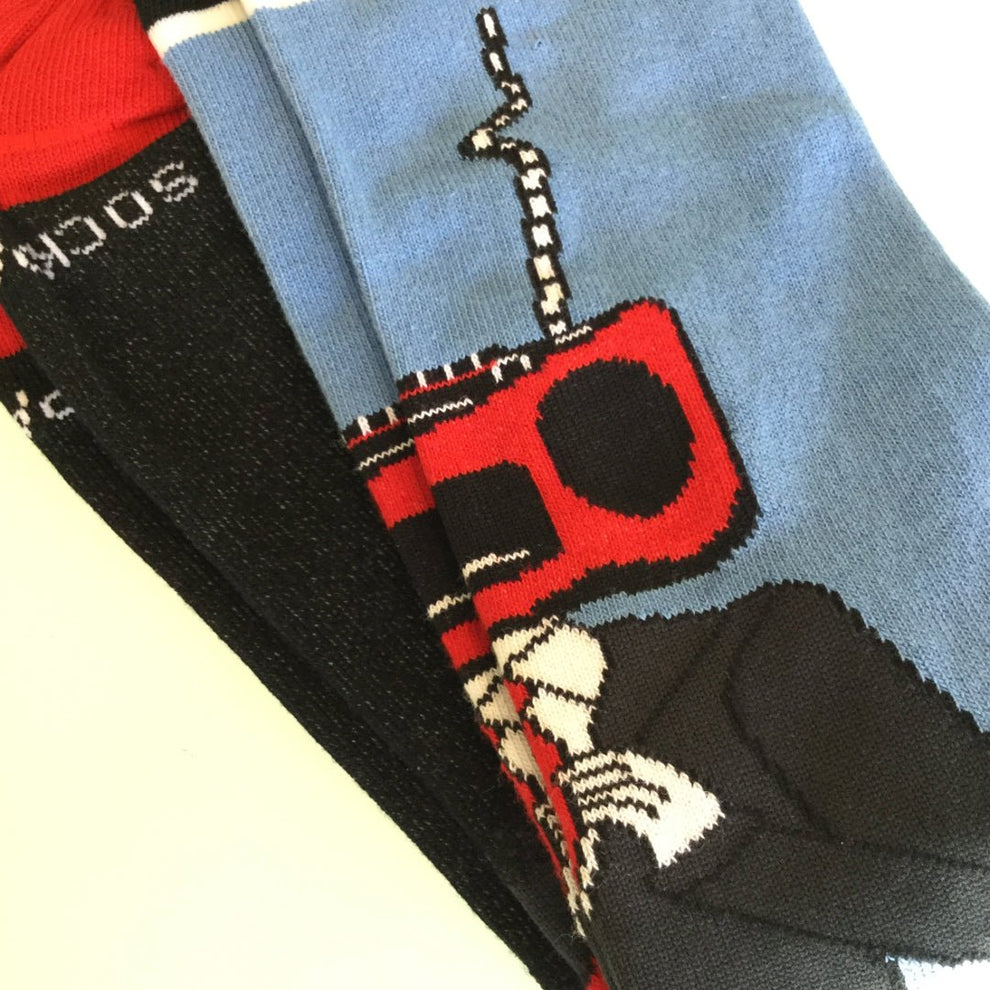 Stereo Head Socks from the Sock Panda (Adult Large)