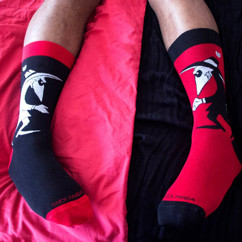 Spy Socks (Left / Right) from the Sock Panda (Adult Large)